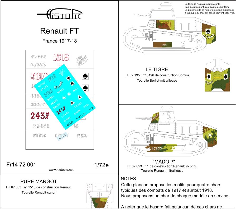 Renault FT France 1917-18 - Histopic